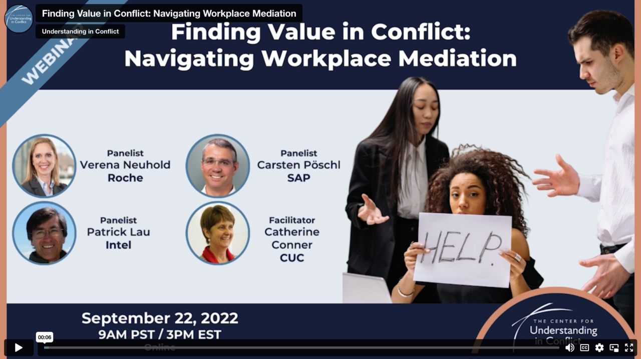 Training — The Center for Understanding in Conflict