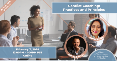 Conflict Coaching: Practices and Principles — The Center for ...