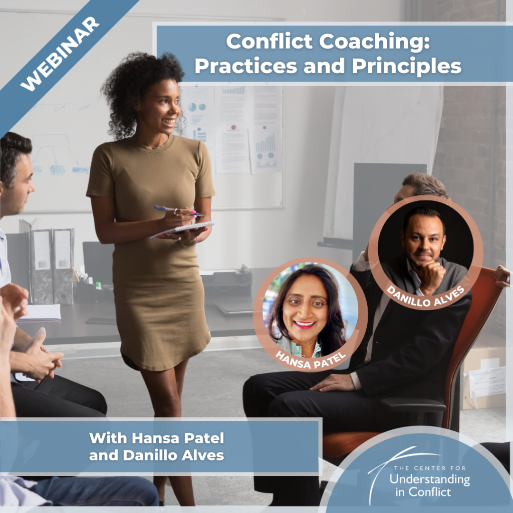 Webinar Library — The Center for Understanding in Conflict