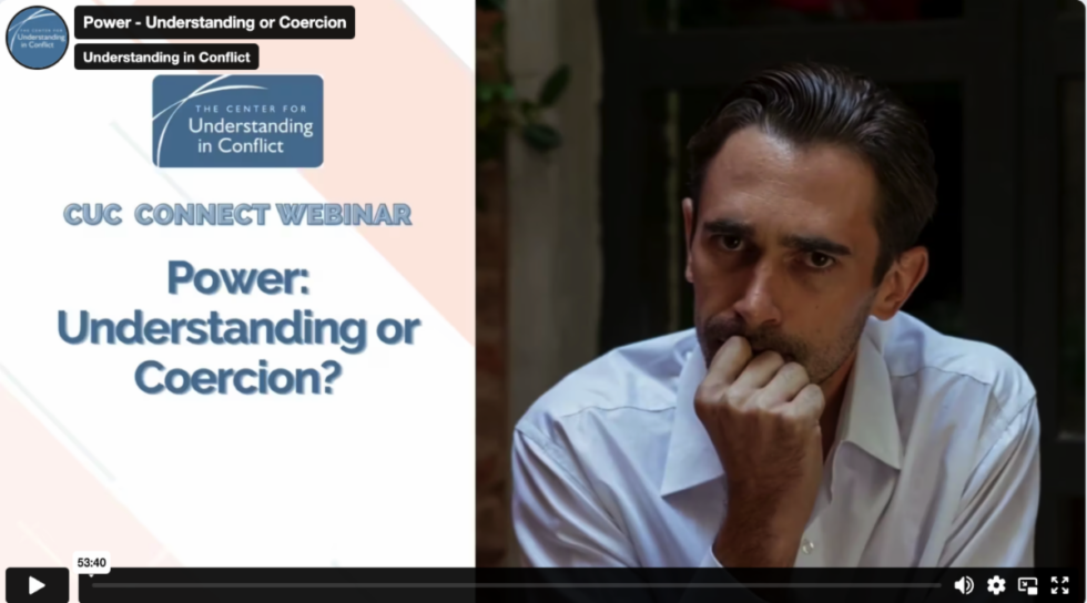 Home — The Center for Understanding in Conflict